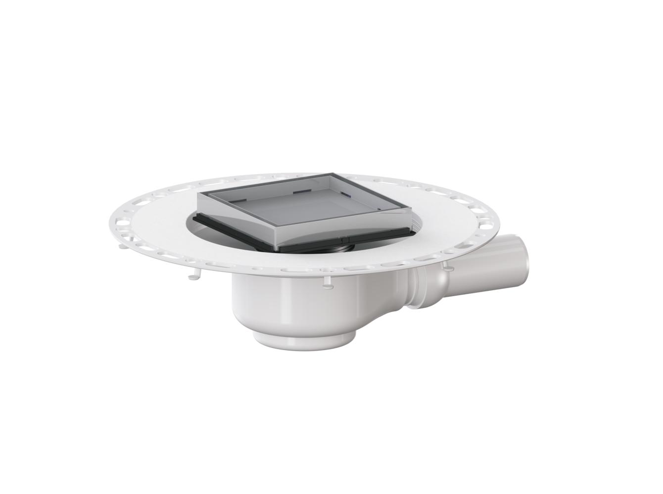 floor drain TistoStone VC 15, DN 50, 150 x 150 mm