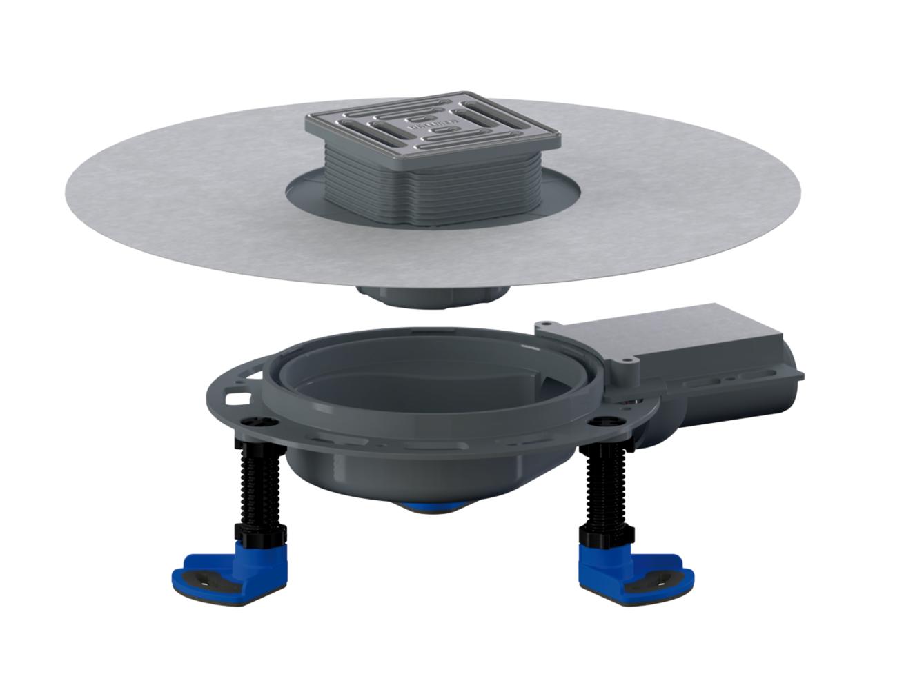 Bodenablauf DallDrain Select Plan, DN 40, 100 x 100 mm