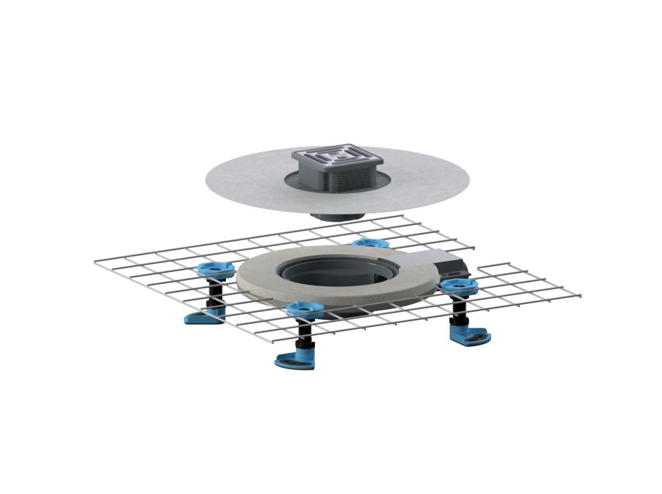 floor drain DallDrain Select Plan, DN 40, 100 x 100 mm