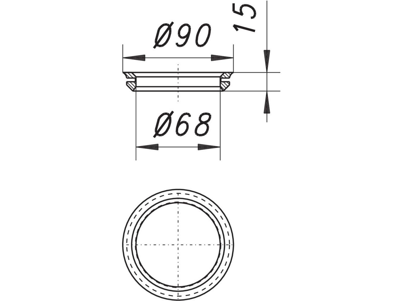 back flow seal for Ballstau 110